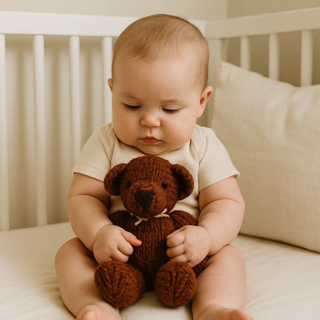 Wool Knit Buddy | Bree the Brown Bear