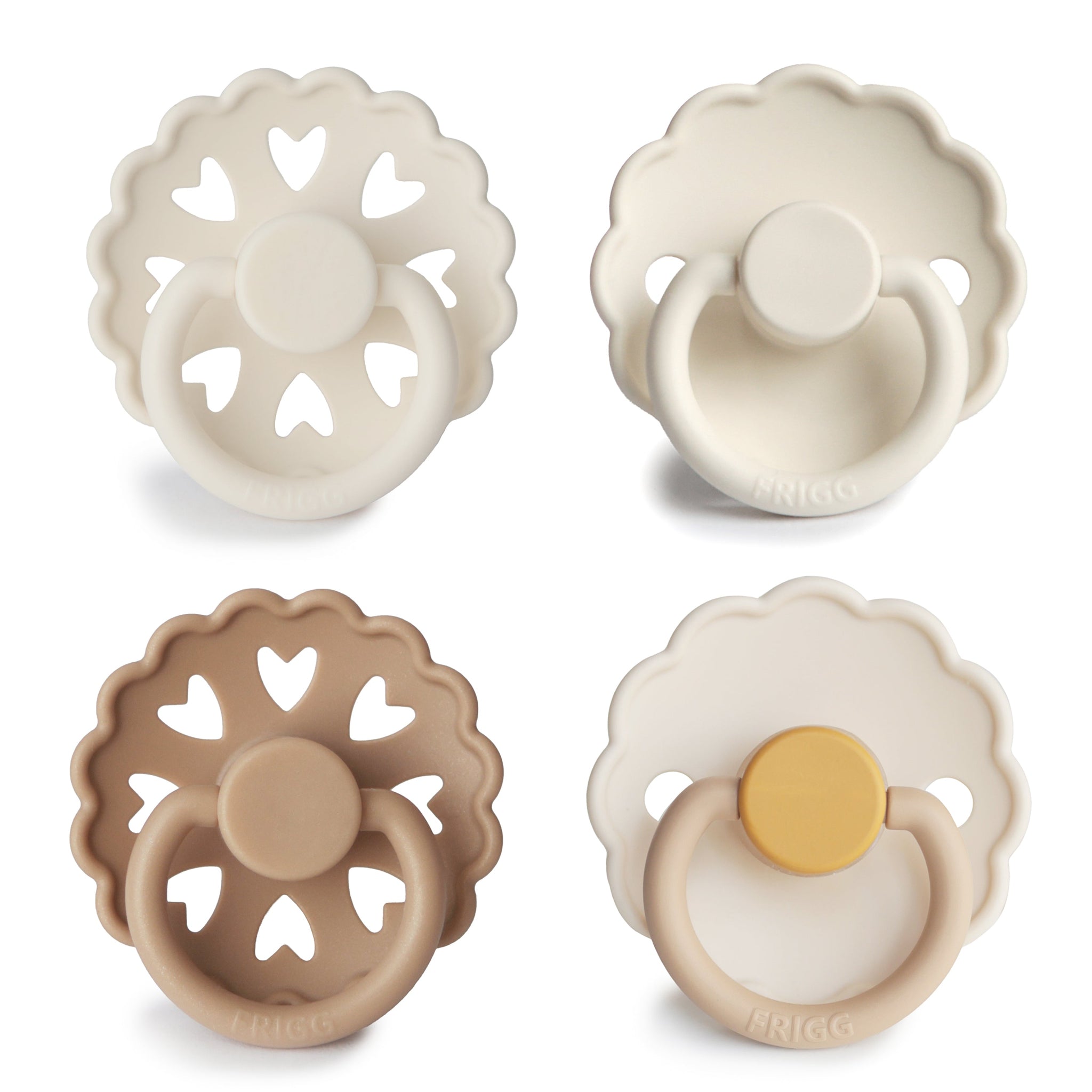 FRIGG Silicone Snowflake Dream Pacifier 4-Pack