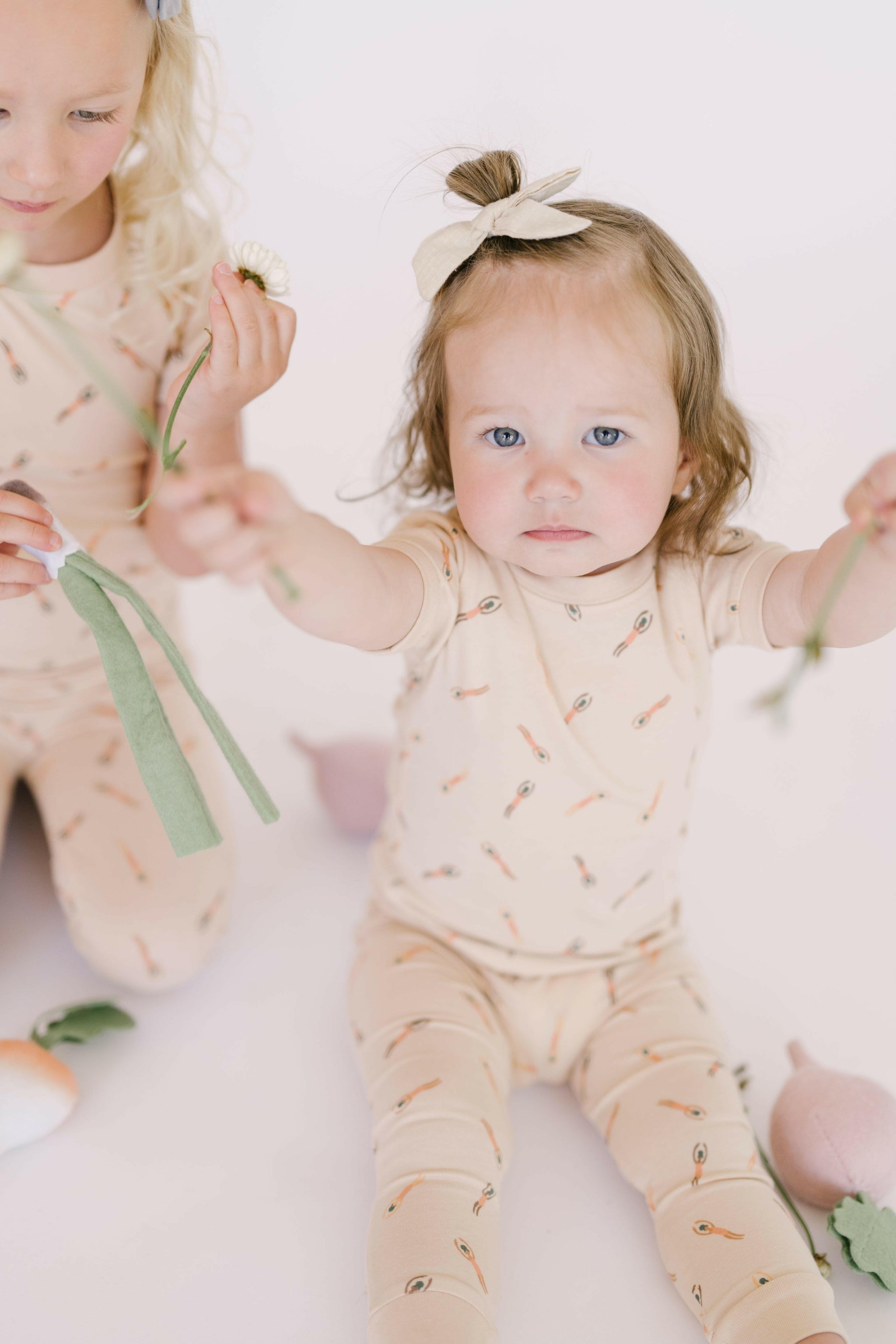 Little Swimmers Organic Cotton Pajama Set for Baby, Toddlers, and Kids