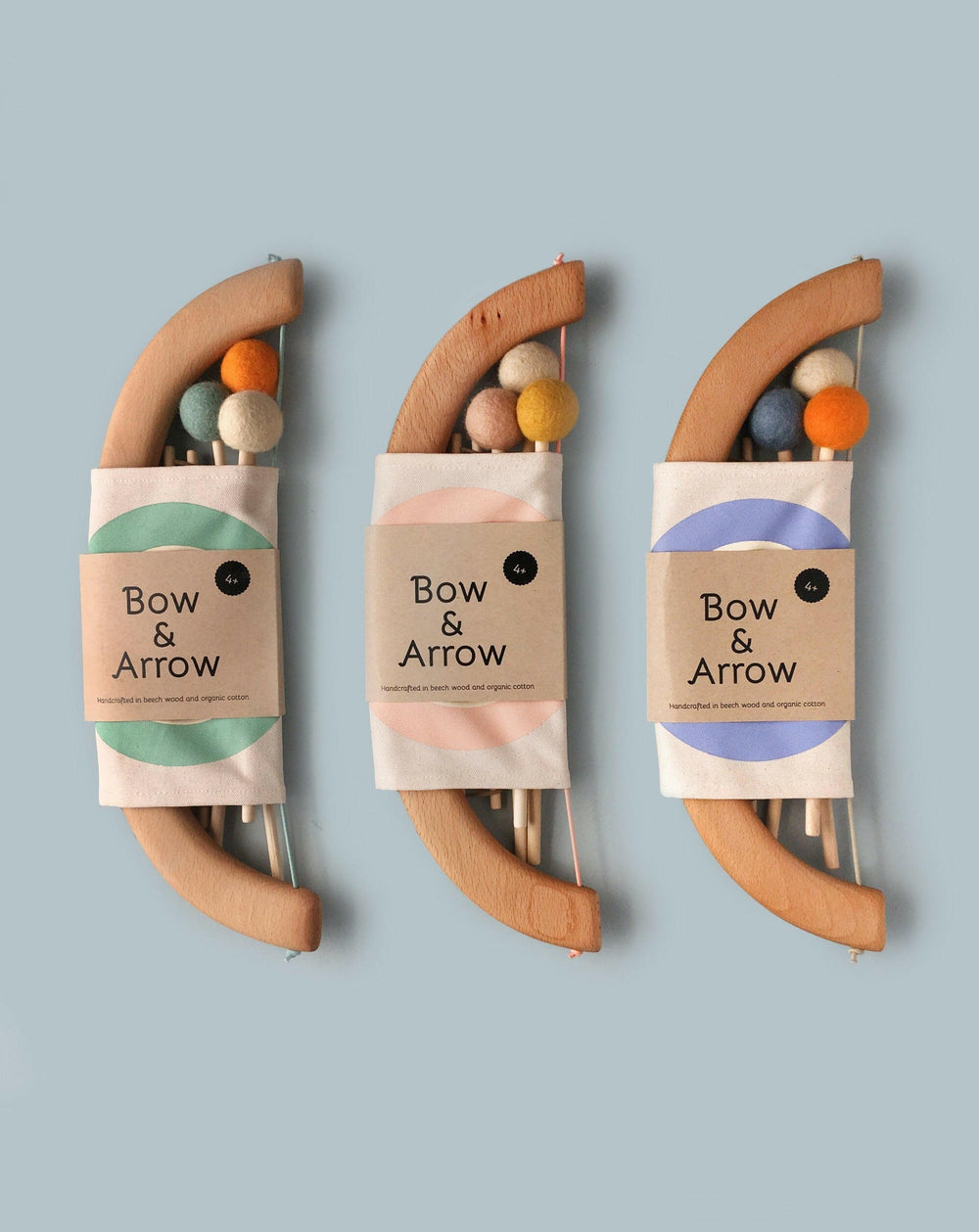 Wooden Bow & Arrow Toy Set