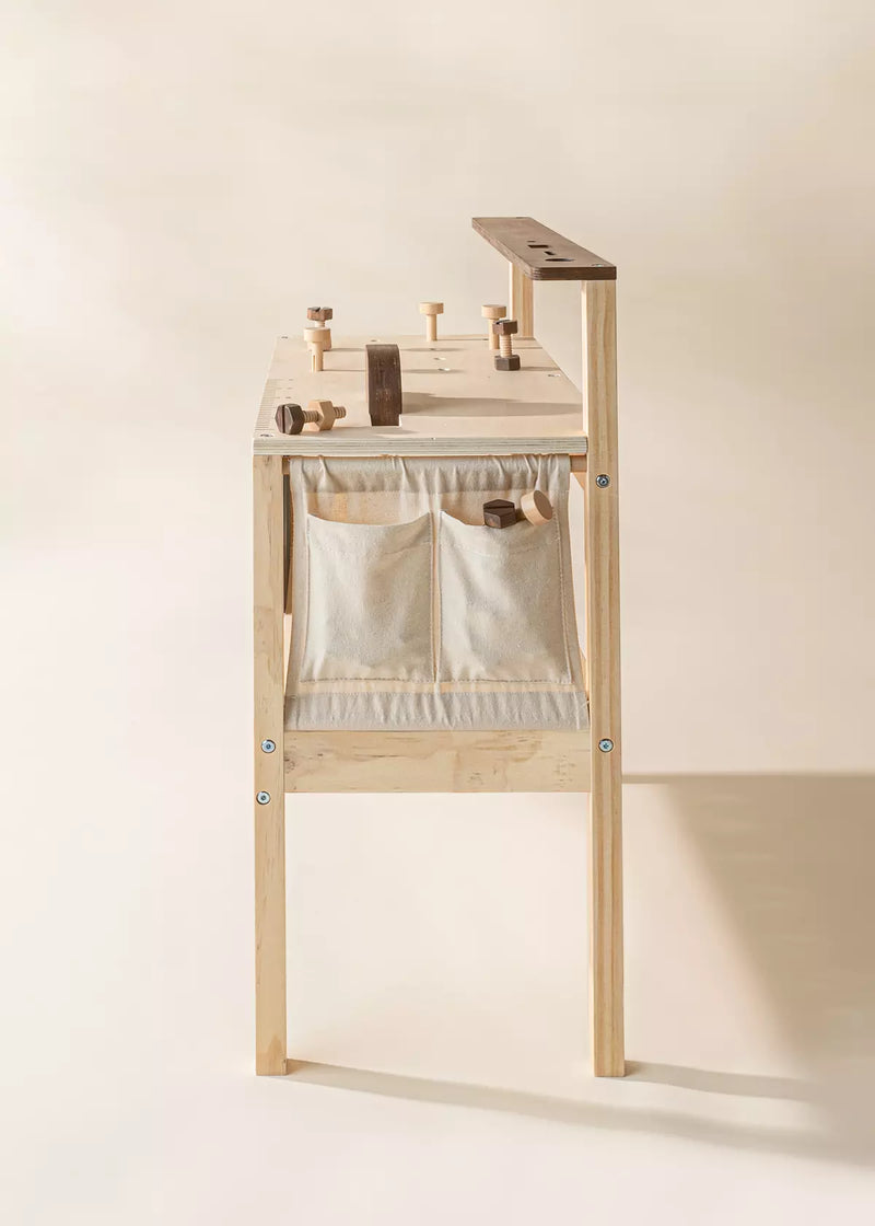 Mini Wooden Workbench Playset – Little Wonder & Co